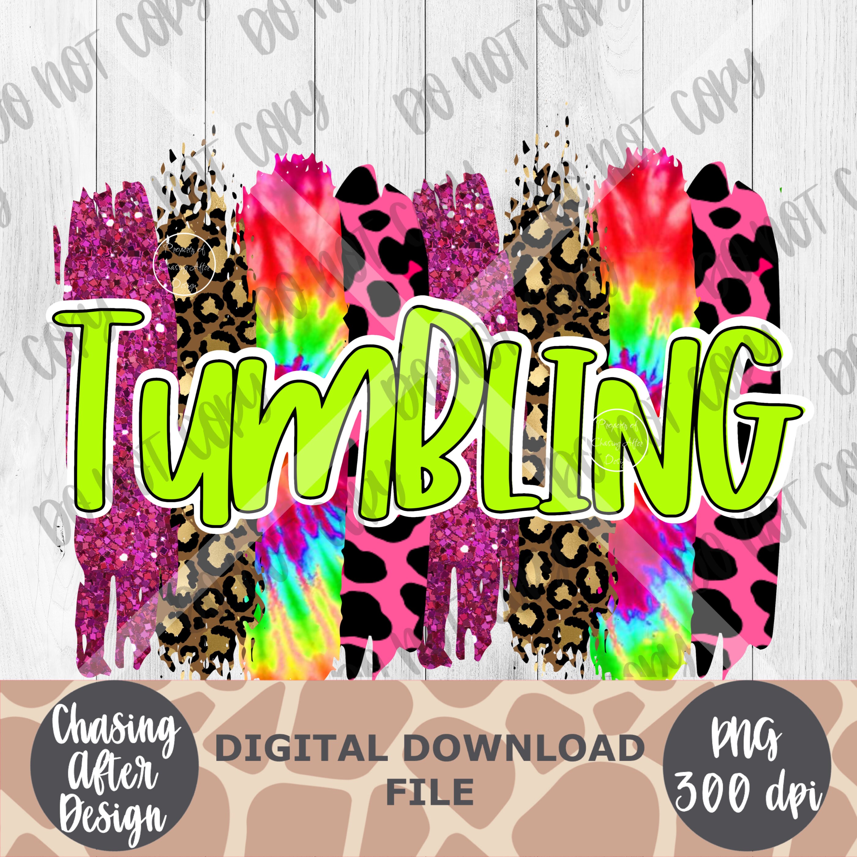 Tumbling Brush Stroke | PNG SUBLIMATION DOWNLOAD - Etsy