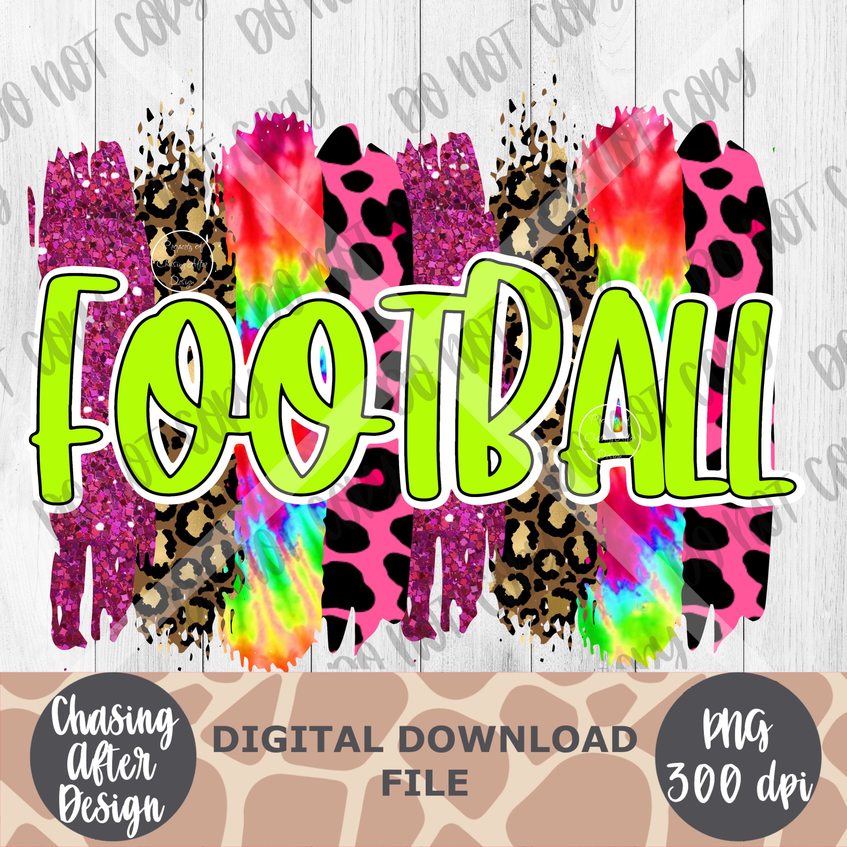 Football Brush Stroke | PNG SUBLIMATION DOWNLOAD - Etsy