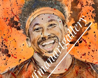 Myles Garrett Art - Etsy