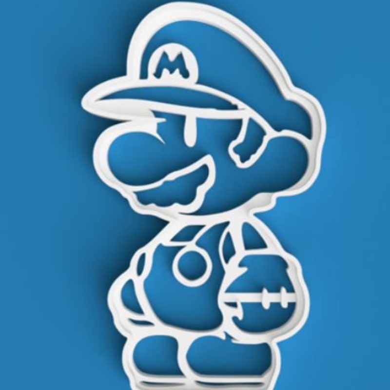 Mario Cookie Cutter - Etsy