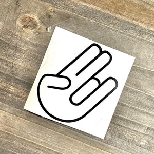 JDM Hand Racing Sign Decal for Car Windows Shocker Miata Civic Subie ...