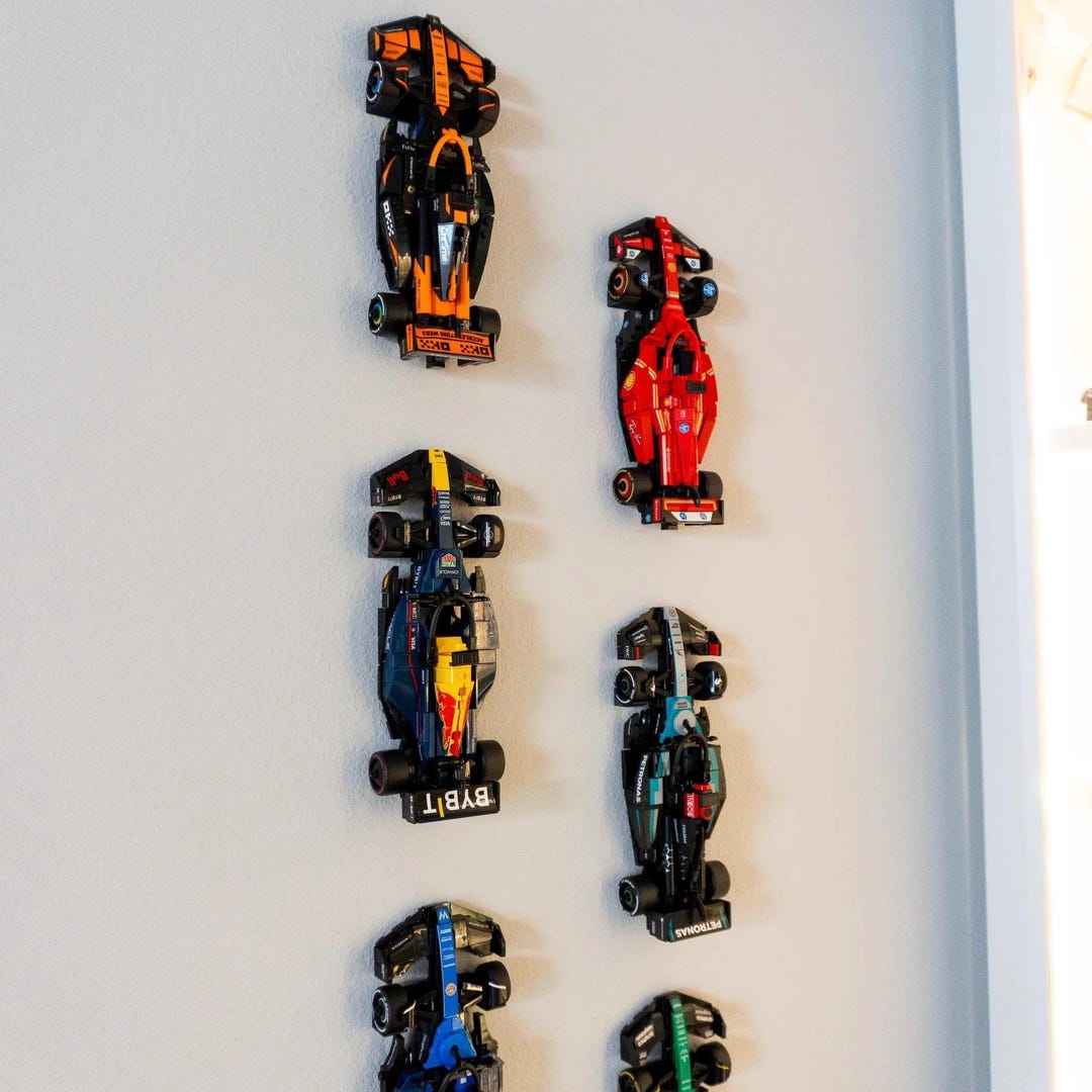 Wall Mount for Lego Speed Champions F1 - Display Solution - Wall Hanger ...