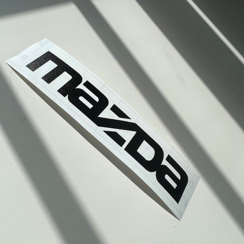 Mazda Logo Vinyl Decal - Bumper Sticker Miata Mx-5 Car Decal - Etsy