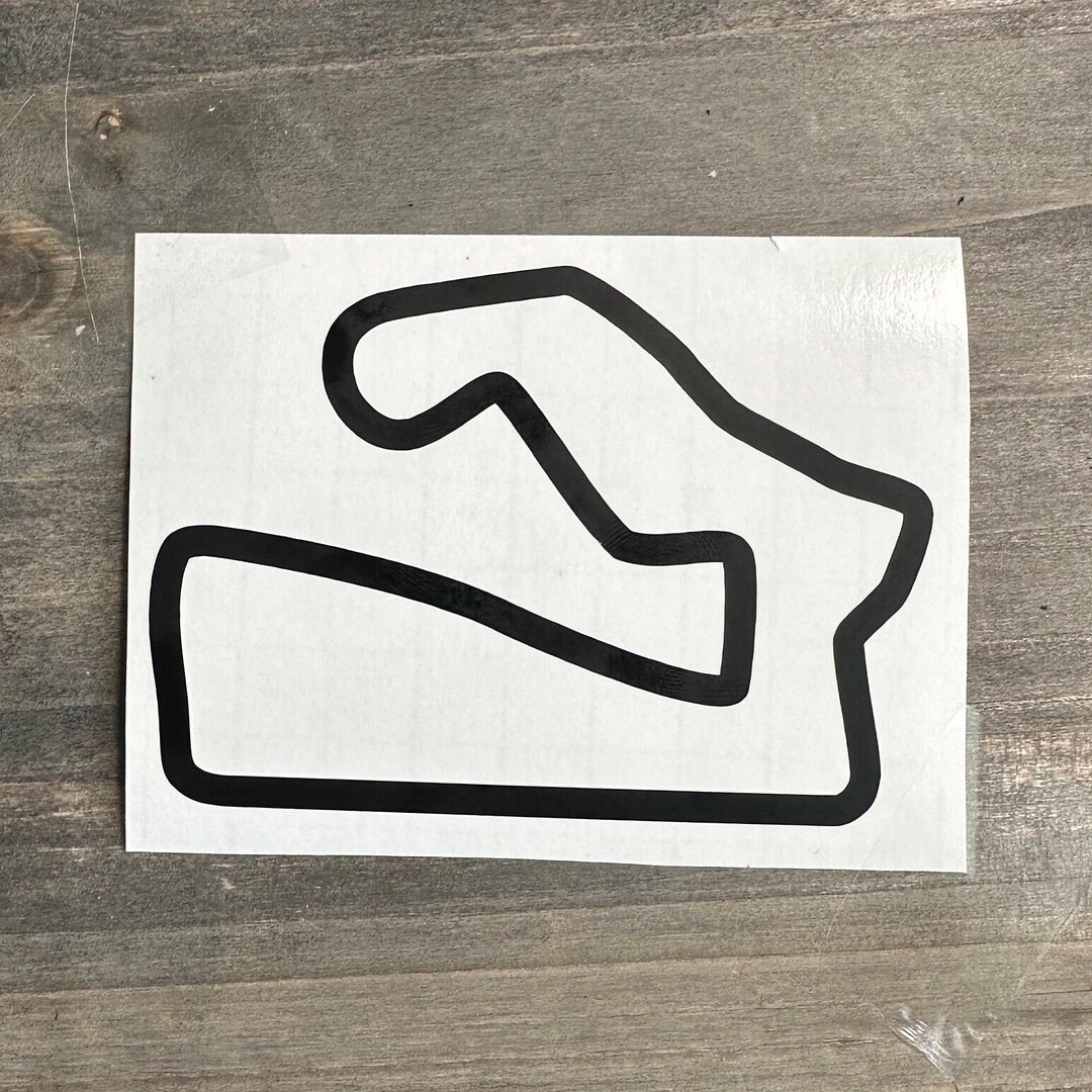 Road America - Race Track Sticker - Vinyl Decal Gift for Men Racecars ...