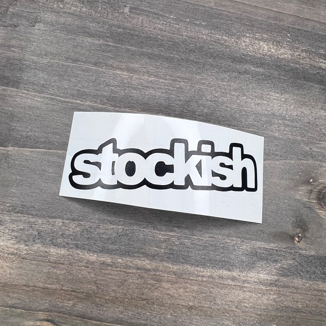 Stockish JDM Car Viny Decal Perfect Gift for Hydroflasks Laptops & Many ...