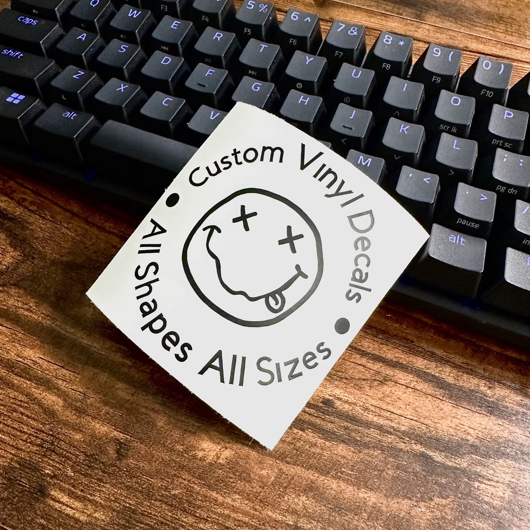 Custom Vinyl Transfer Decals - Your Logo - Window Decal - Custom Car ...