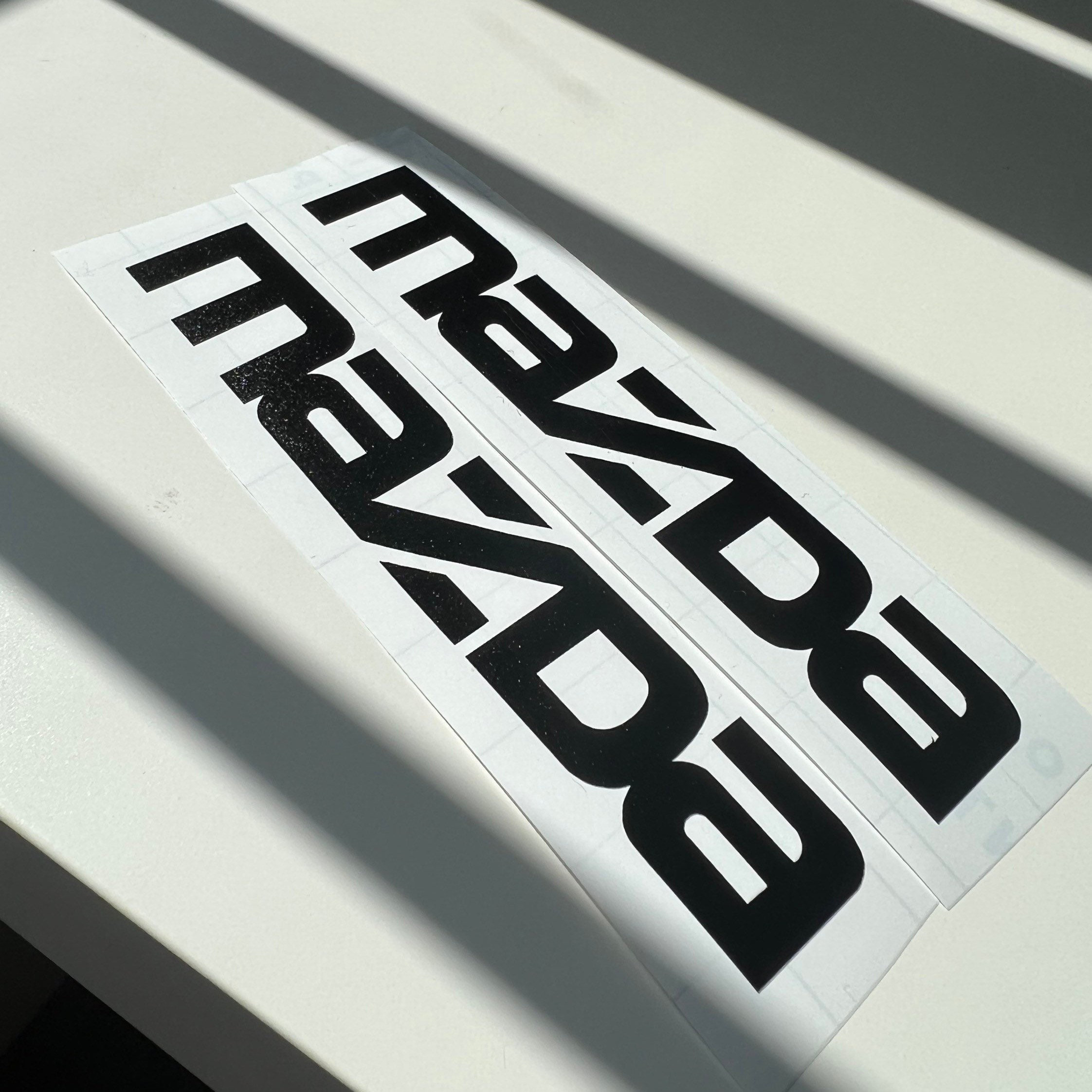 Mazda Logo Vinyl Decal - Bumper Sticker Miata Mx-5 Car Decal - Etsy