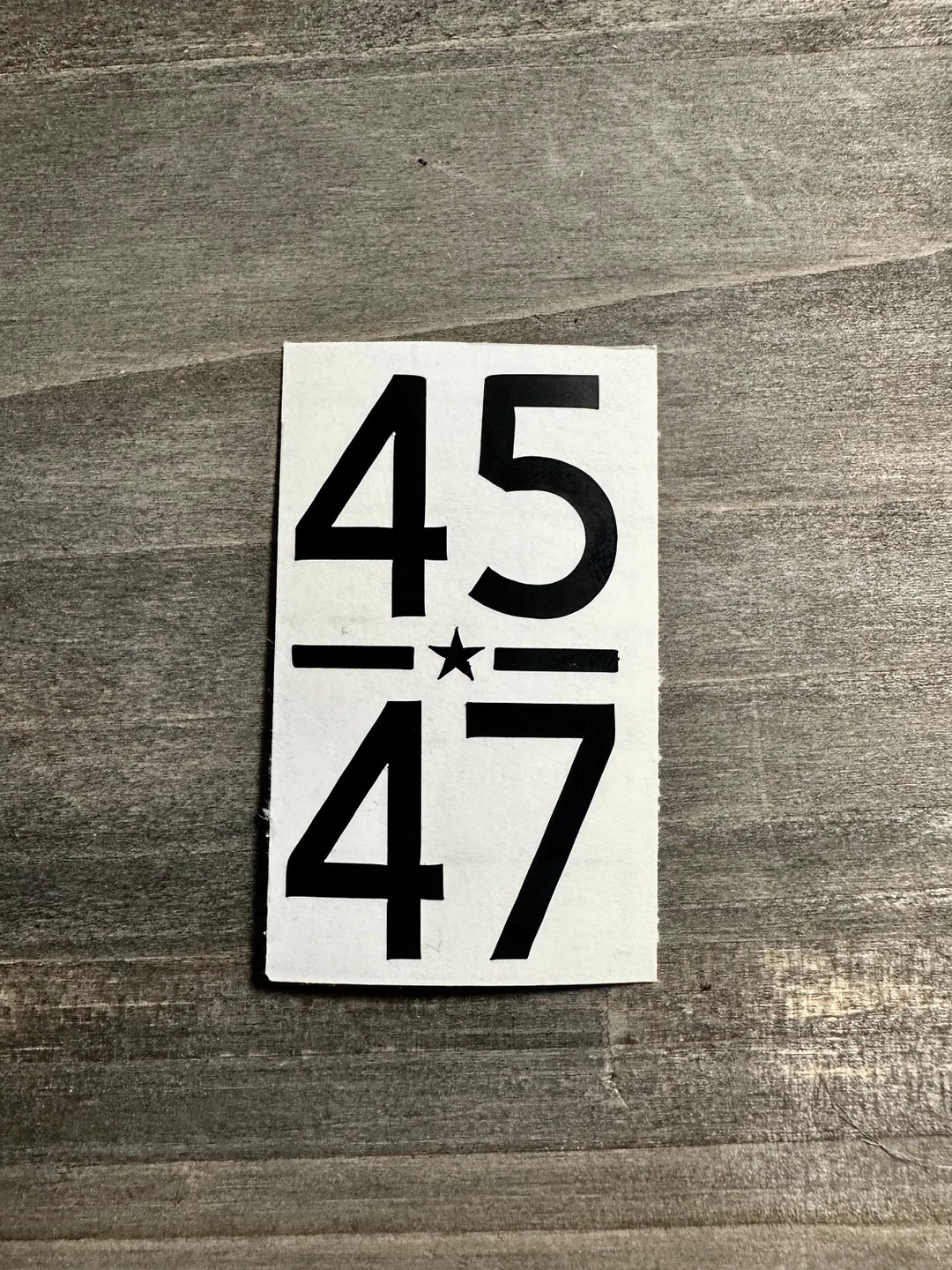 President Donald Trump 45 47 Vinyl Decal Sticker Gift for Him Window ...