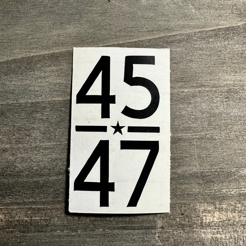 Trump 47 Sticker - Etsy