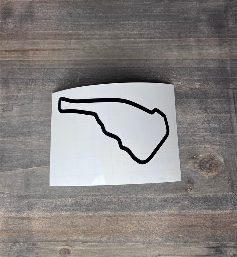 Racetrack Vinyl Decal for Car Window Perfect for Race Cars - Etsy