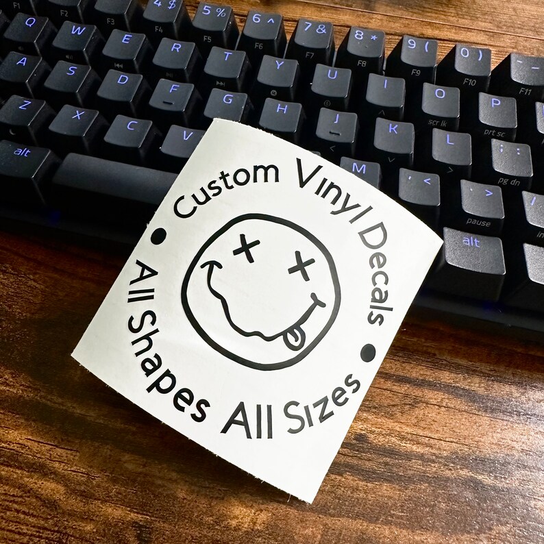 Custom Vinyl Transfer Decals - Your Logo - Window Decal - Custom Car ...