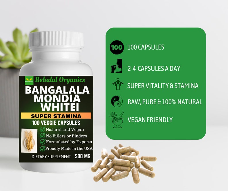 Bangalala and Mondia Whitei Mulondo 100 Quick Capsules - Etsy