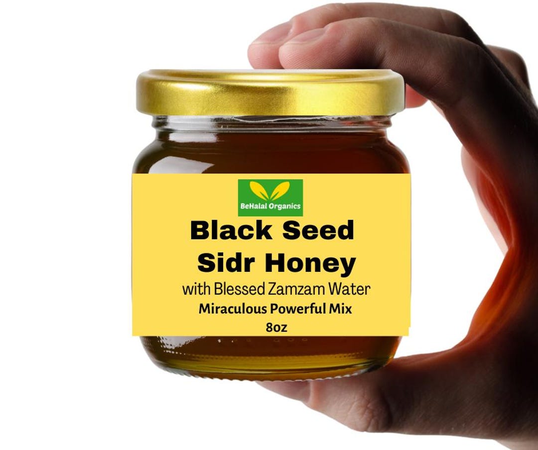 Sidr Honey With Black Seed & Zam Zam 8oz - Etsy