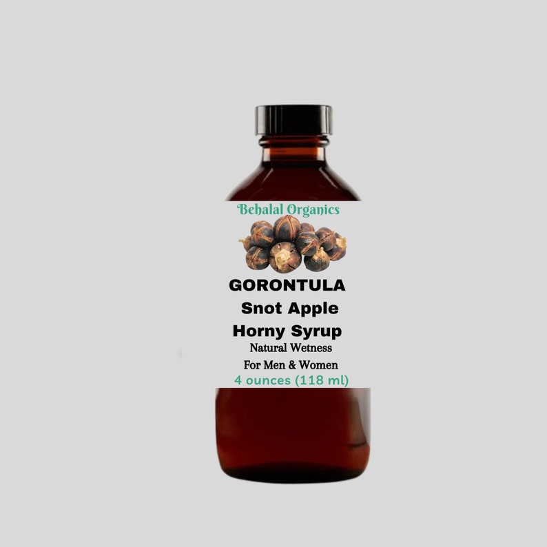 Gorontula Syrup - Snot Apple Syrup (all Natural) - Etsy