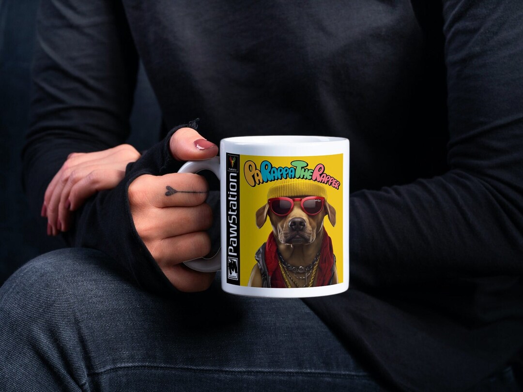 Retro PS1 Reimagined Coffee Mug Parappa the Rapper - Etsy