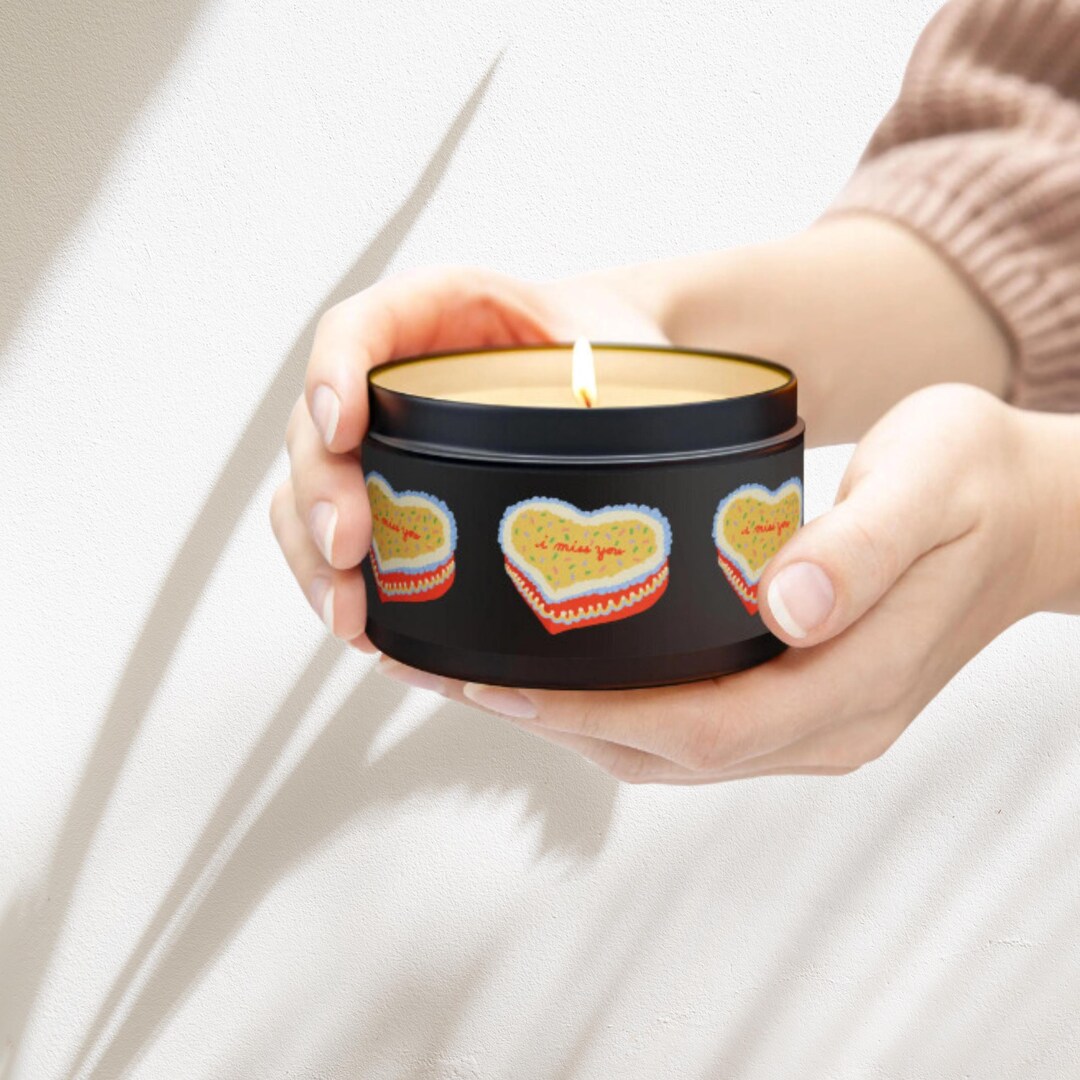 I Miss You Candle Tin Candle Miss You Candle 4oz Tin Candle 8oz Tin ...