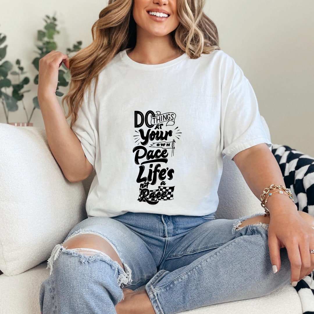 Run Your Own Race Shirt | Motivating Shirt | Pace | Positive T Shirt ...