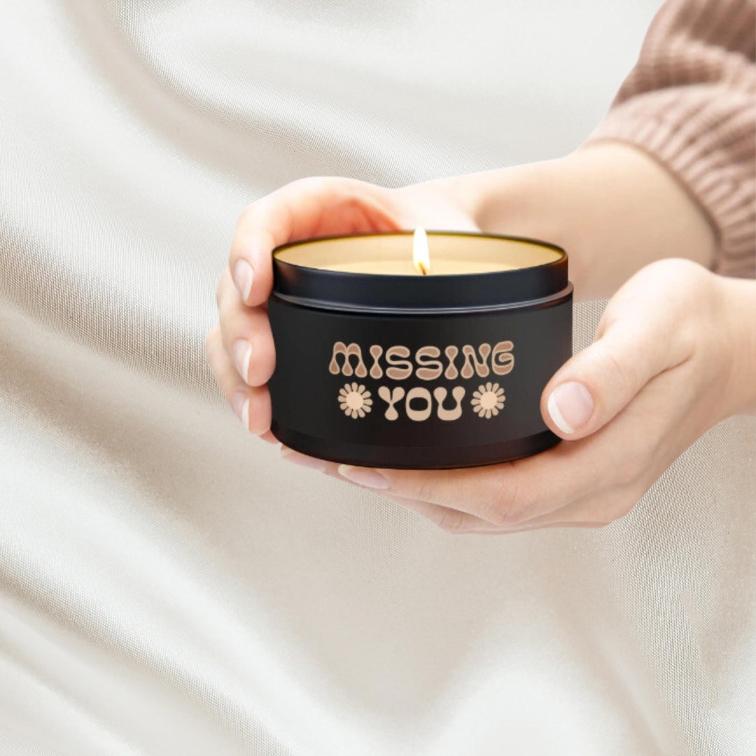 I Miss You Candle | Tin Candle | Miss You Candle | Missing You ...