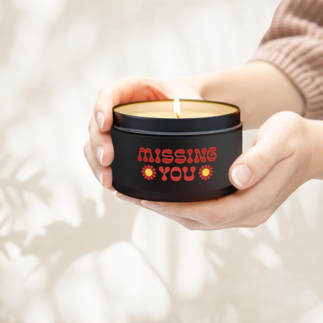 I Miss You Candle | Tin Candle | Miss You Candle | Missing You ...