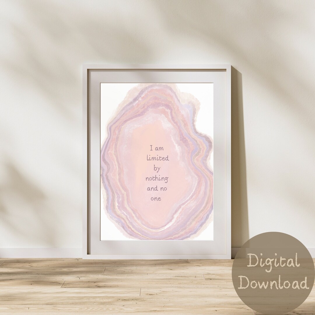 I Am Positive Affirmations | Set of 5 | Positive Affirmation Prints ...