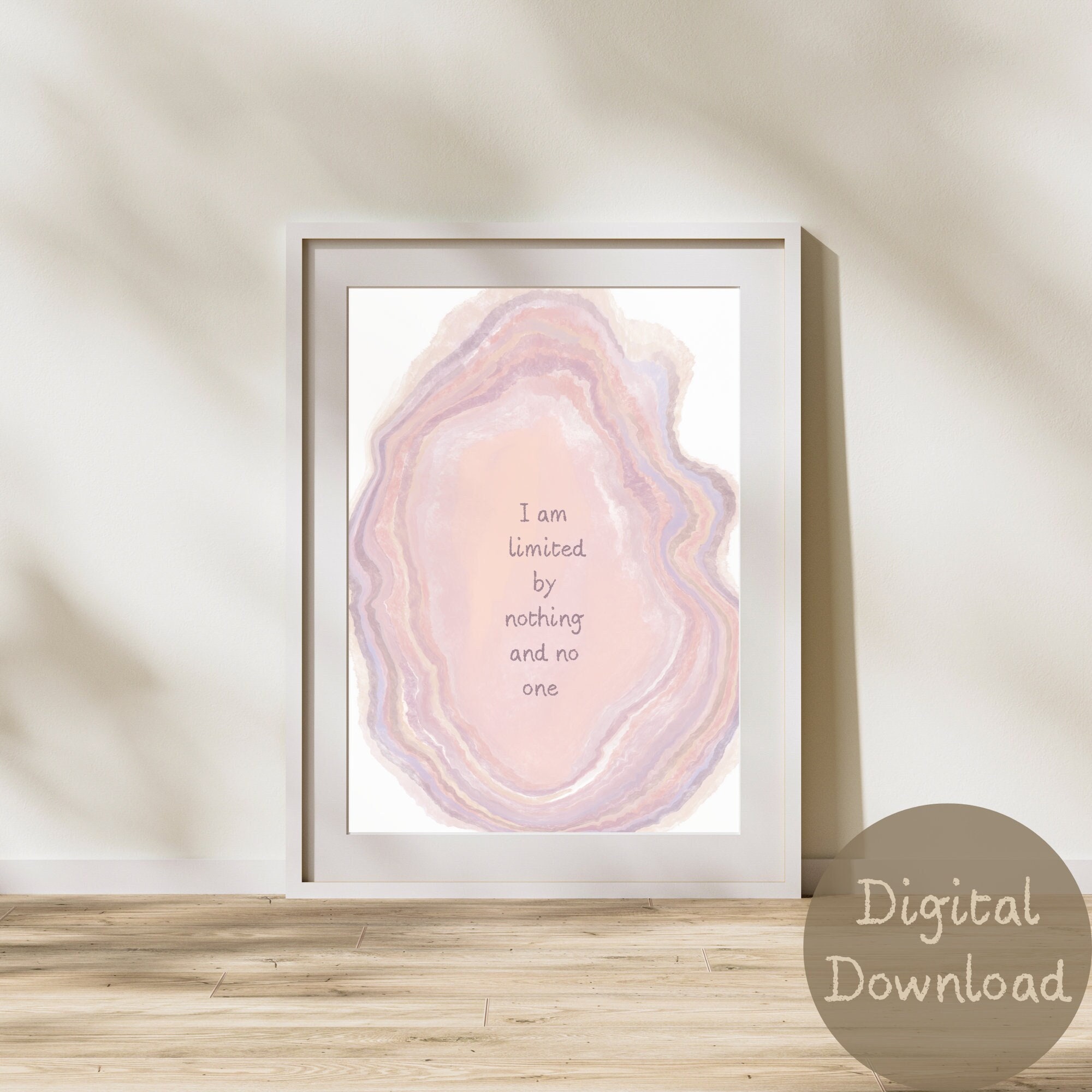 I Am Positive Affirmations | Set of 5 | Positive Affirmation Prints ...