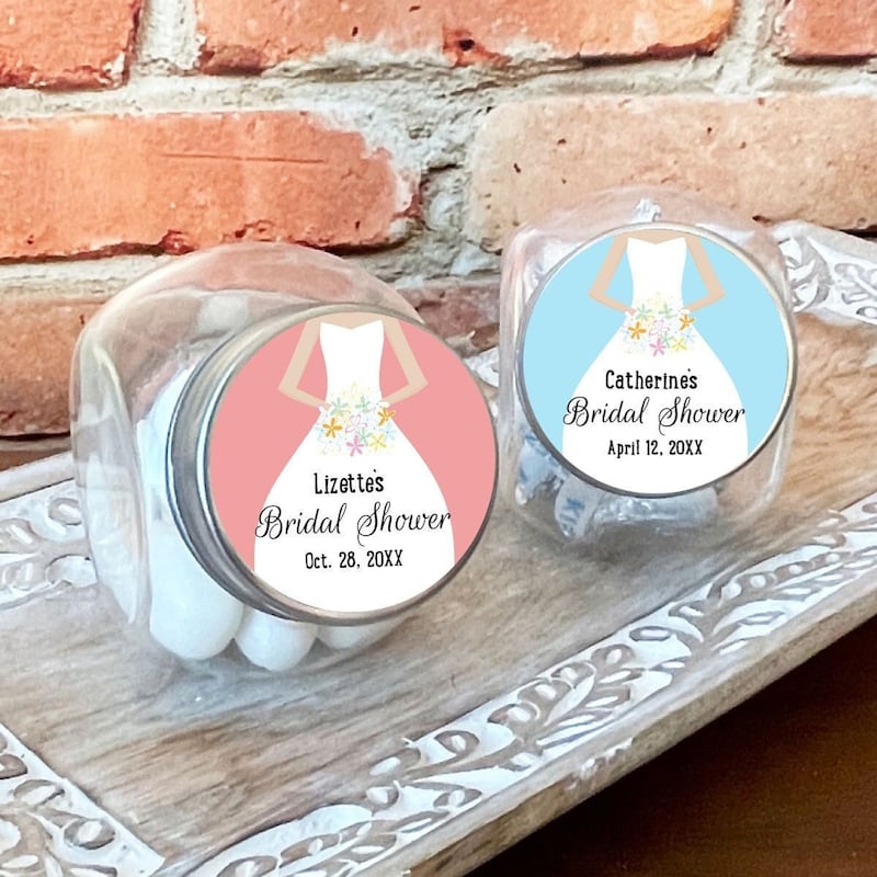 Bridal Shower Candy Jar Favors - Etsy