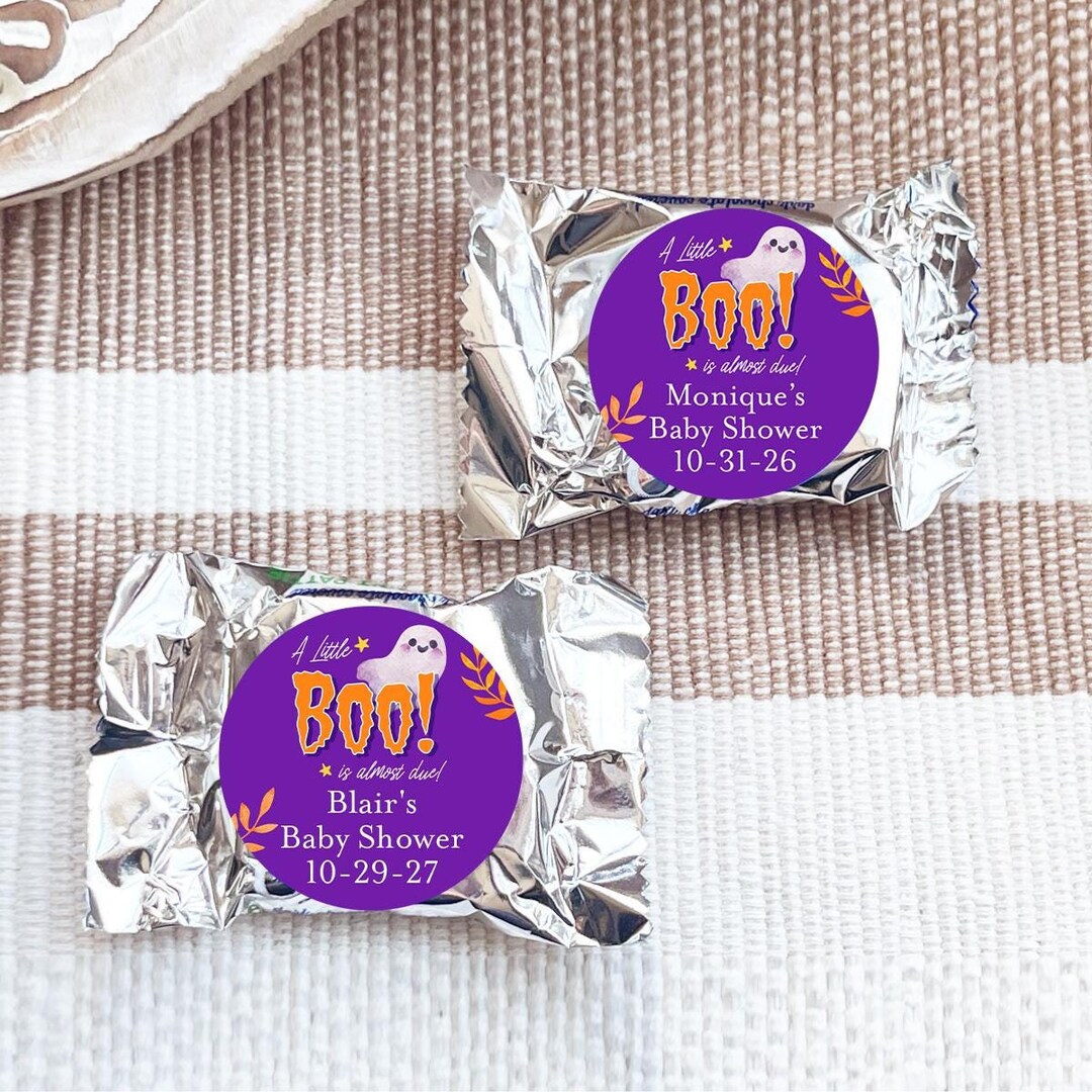 Personalized York Peppermint Pattie With A Little Boo is Almost Due ...