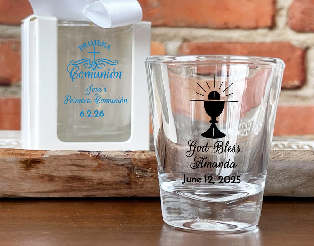 Printed Personalized First Holy Communion Primera Comunión Fluted ...