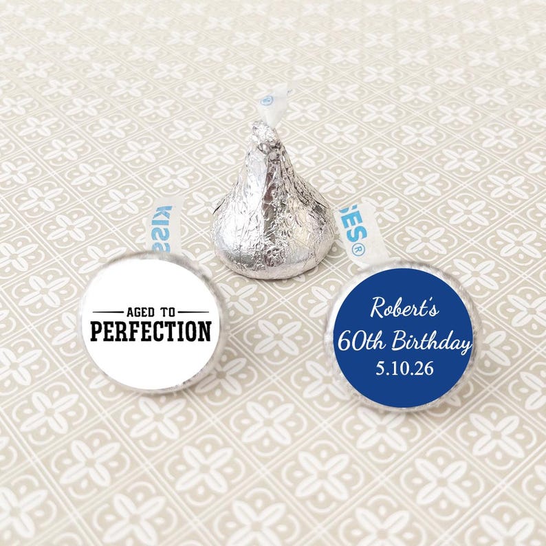 LABELS Only, Personalized Hershey's Kisses Labels Birthday, Birthday ...