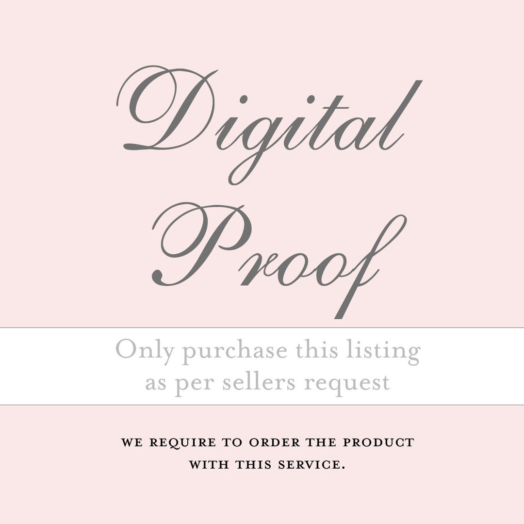 Artwork Set up and 1 Time Proof Fee for Preview - Etsy