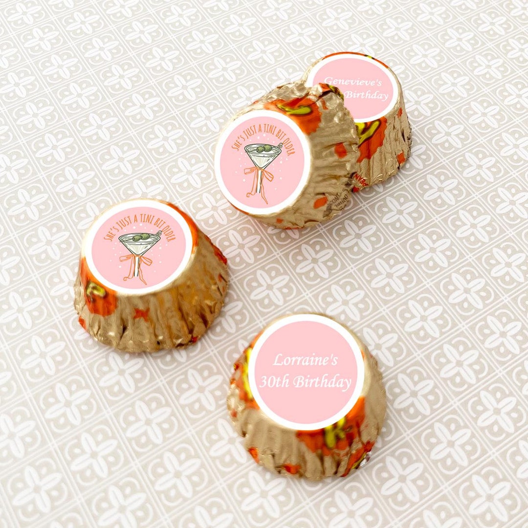 She's Just A Tini Bit Older LABELS Only Printed Personalized Reese ...