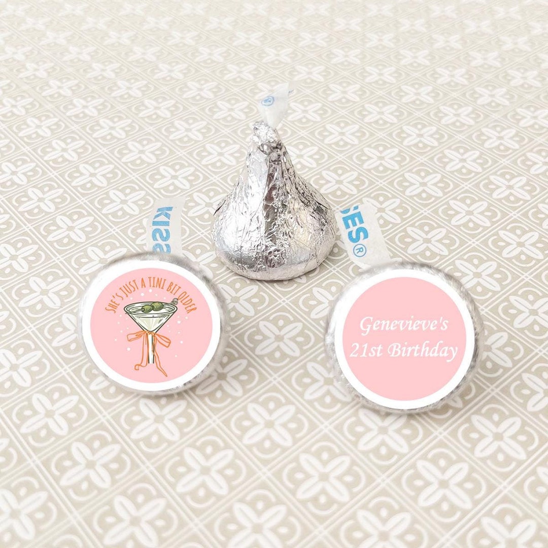 She's Just A Tini Bit Older LABELS Only Printed Personalized Kisses ...