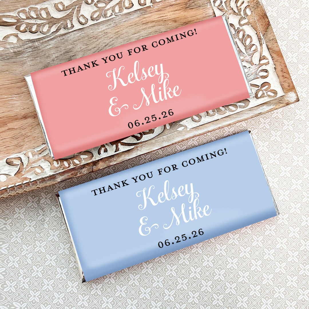 Printed Personalized Hershey's Chocolate Bars Love is Sweet, Hershey's ...