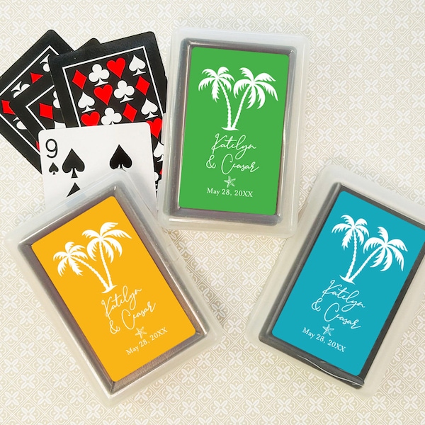 Palm Tree Playing Cards - Etsy