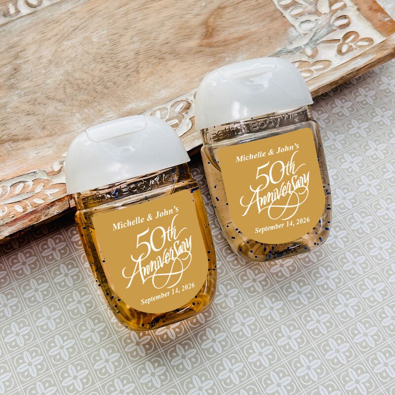 50th Anniversary Wedding Favors
