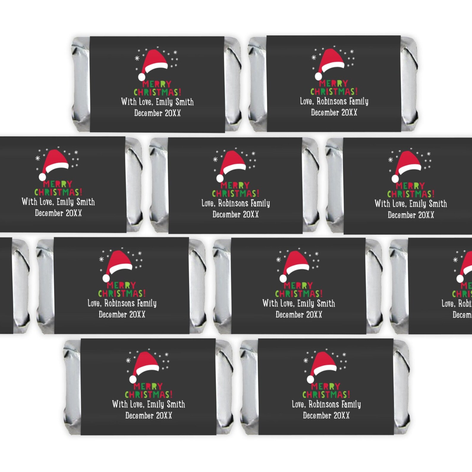 Printed Personalized Assorted Hershey’s Miniatures Chocolate Candy ...