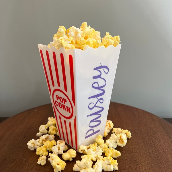 Personalized Popcorn Bucket - Etsy