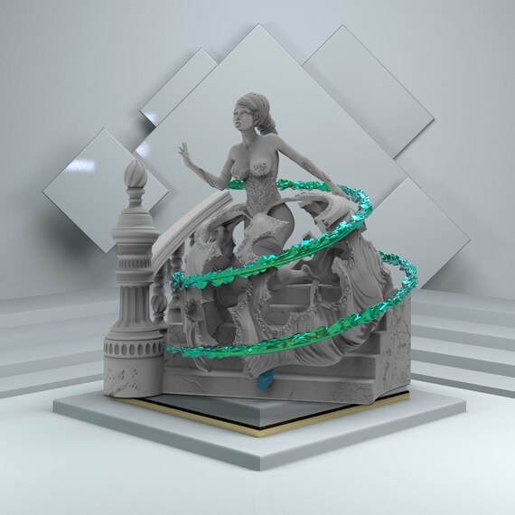 Cinderella Principess Stl Files 3d Model Print | Etsy