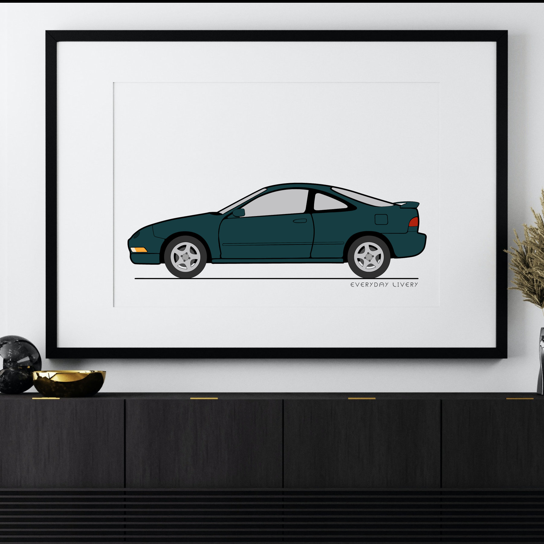 90's JDM Sports Car Unframed Poster | Automotive Art | Wall Art ...
