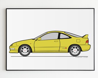 Acura Integra Poster - Etsy