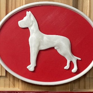 Great Dane Trailer Emblem Plaque 3D Printed - Etsy
