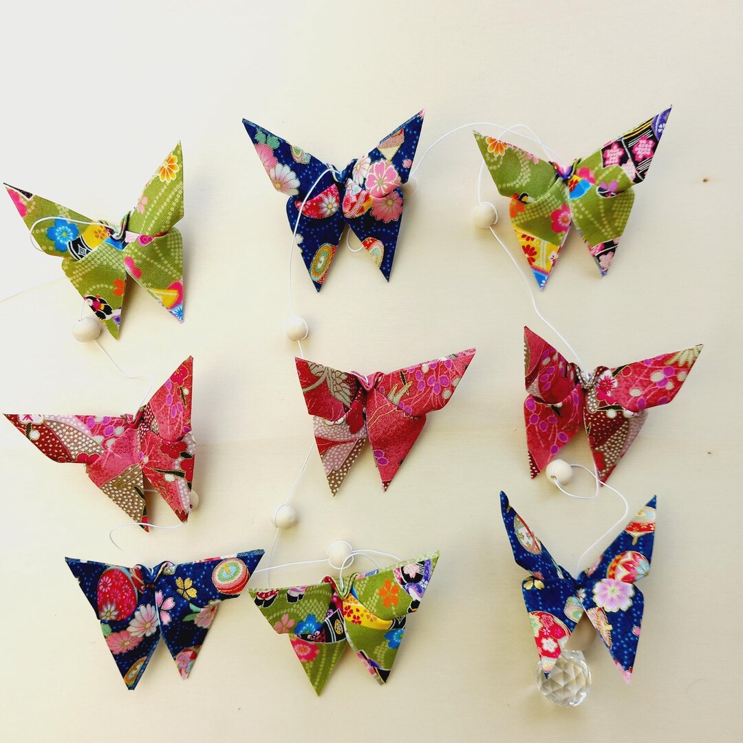 Essential Oil Diffuser Pendants, Fabric Origami Butterfly Pendants ...