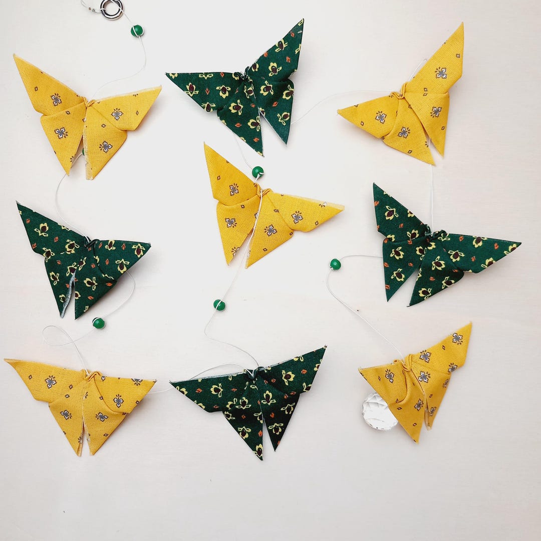 Essential Oil Diffuser Pendants, Fabric Origami Butterfly Pendants ...