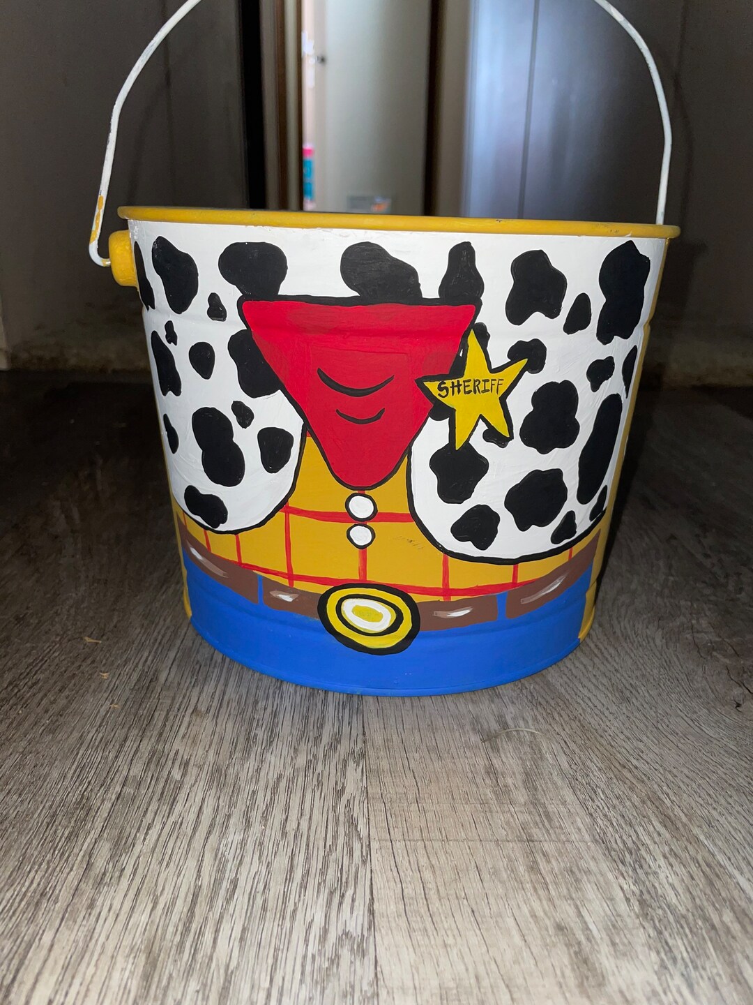 Toy Story Painted Halloween Bucket - Etsy