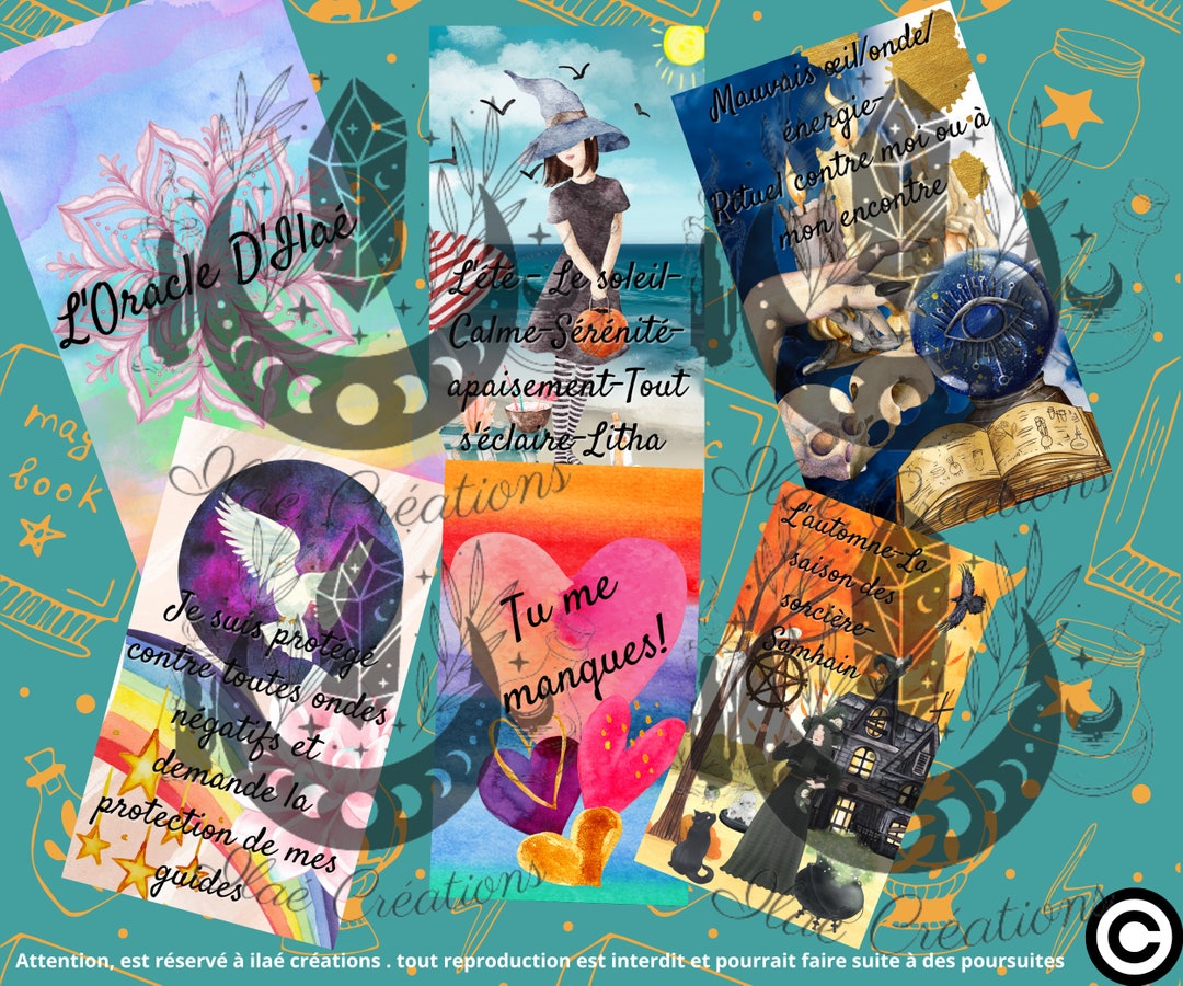 L'oracle d'Ilaé 90 cartes oracle intuitif - Etsy France