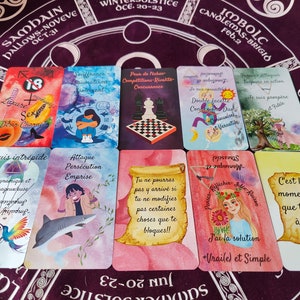 L'oracle d'Ilaé - 90 cartes - oracle intuitif divinatoire, astrologie ...