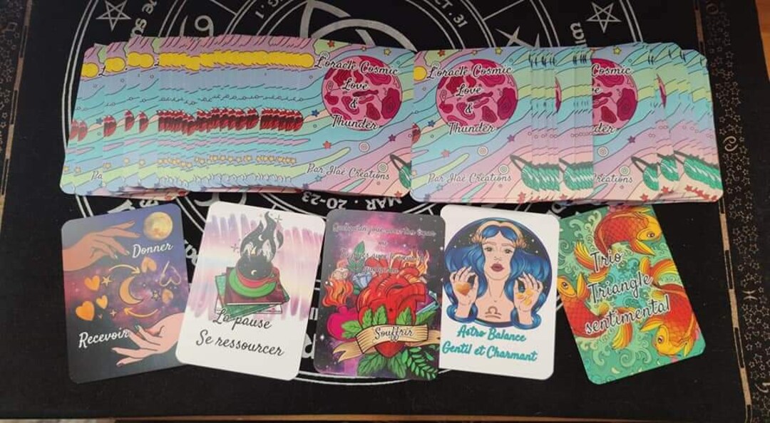 L'oracle Cosmic love & thunder-112 carte format 69x93en français ...