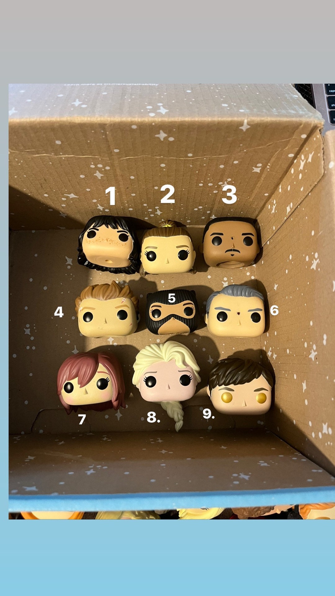 Funko Heads Figure Parts Custom (listing 2/2) - Etsy