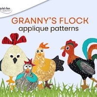 Chicken Applique - Etsy