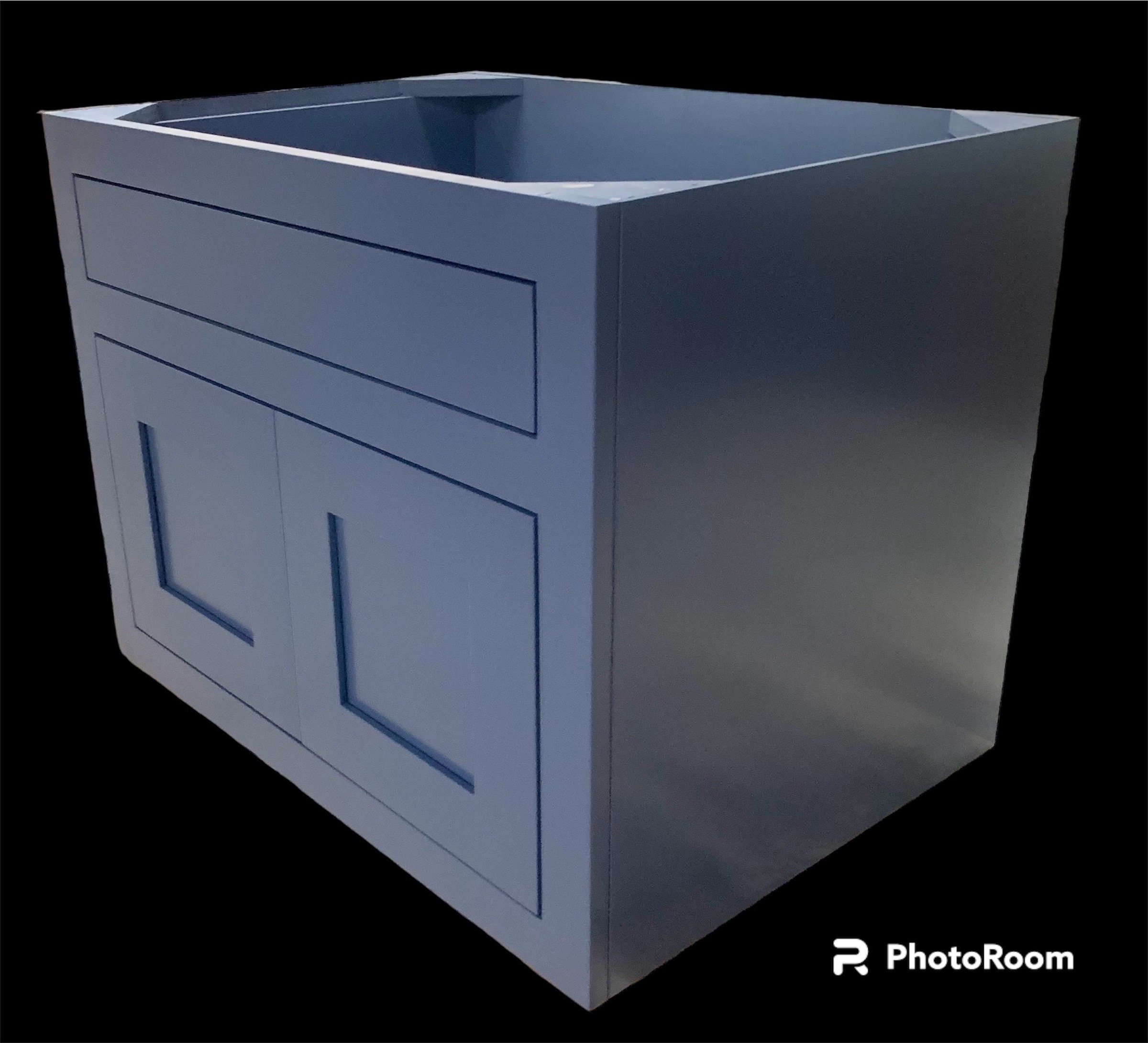 Modern Shaker Style Floating Vanity With 2 Doors, Modern Floating ...